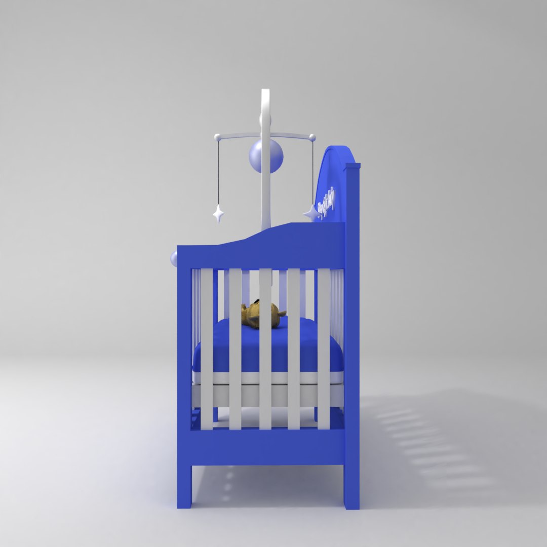 3D Design Crib Nursery - TurboSquid 1480372