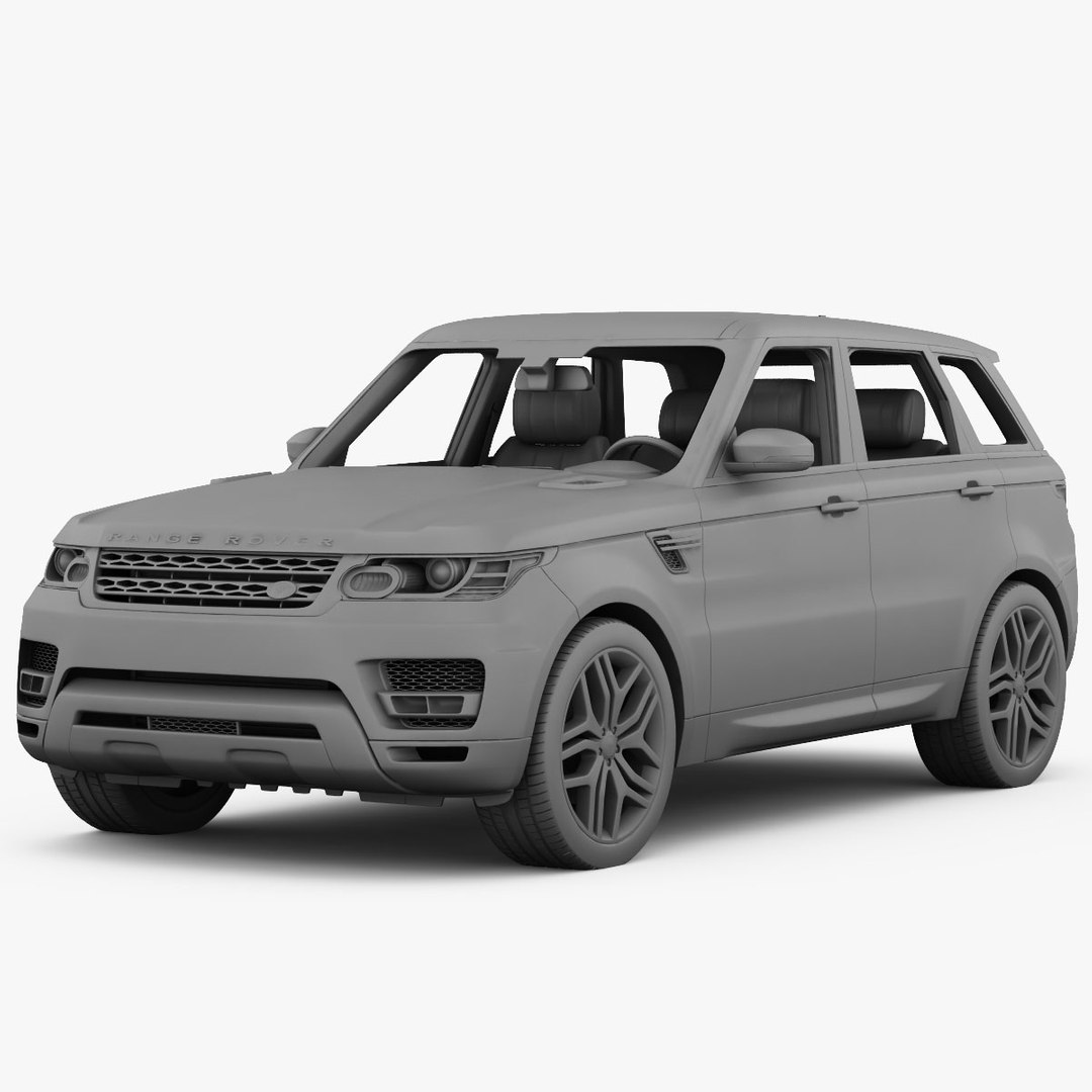 Land Rover Range Sport 3d Model