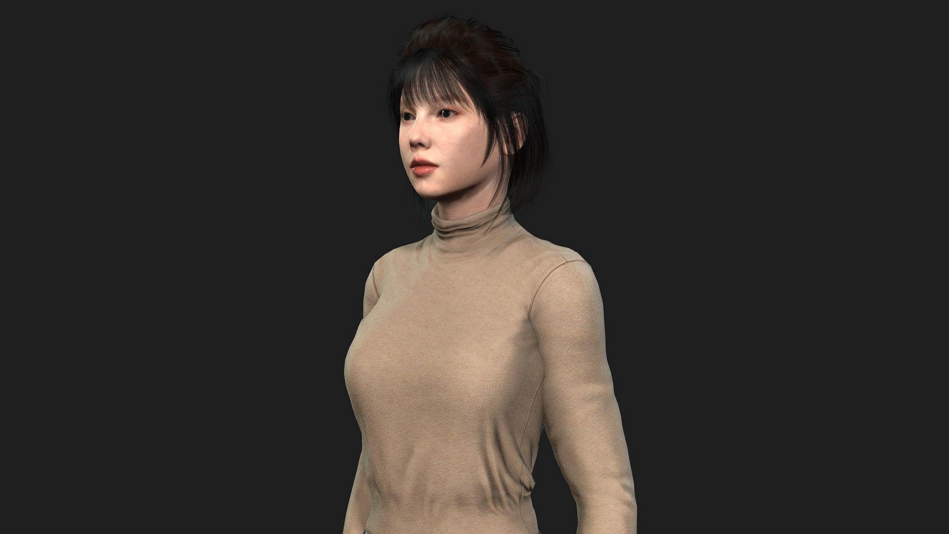 3D Realistic 3D Model Of A Chinese Woman - TurboSquid 2369199