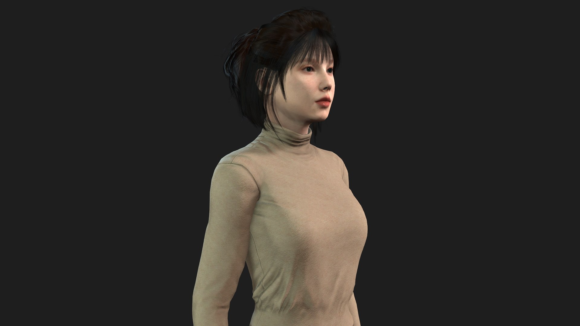 3D Realistic 3D Model Of A Chinese Woman - TurboSquid 2369199