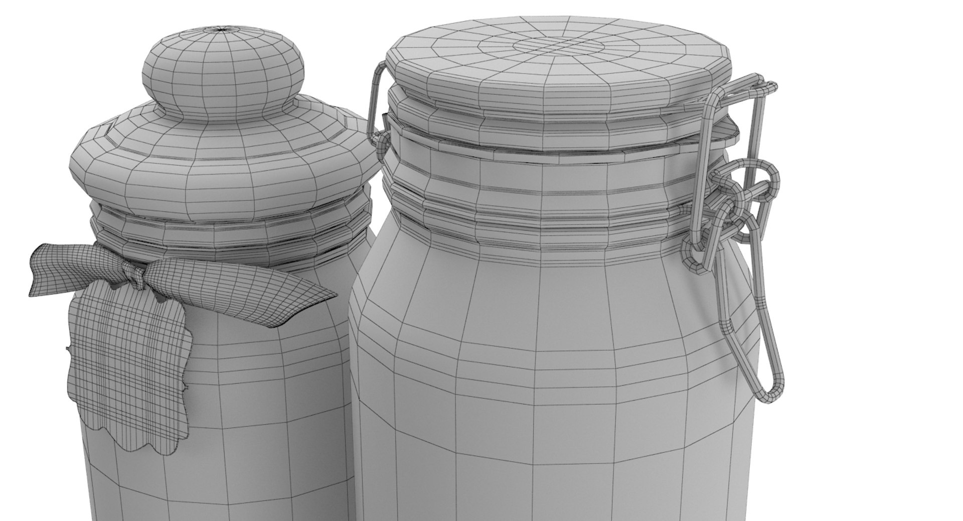 Jars Modeled Glass 3D Model - TurboSquid 1418039