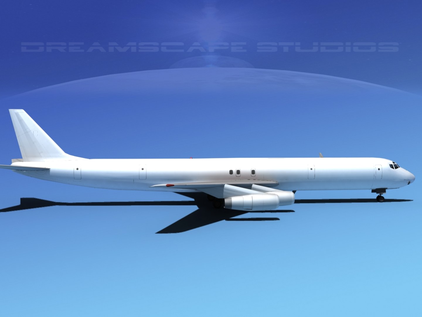 Douglas Dc-8 3d Model