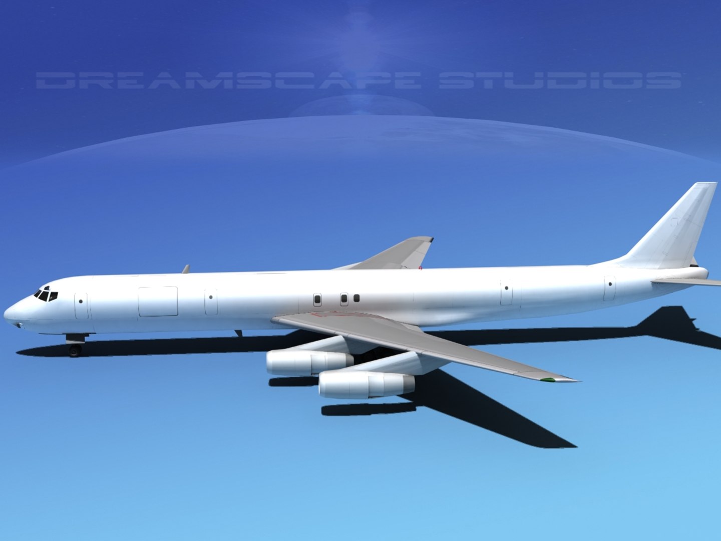 Douglas Dc-8 3d Model