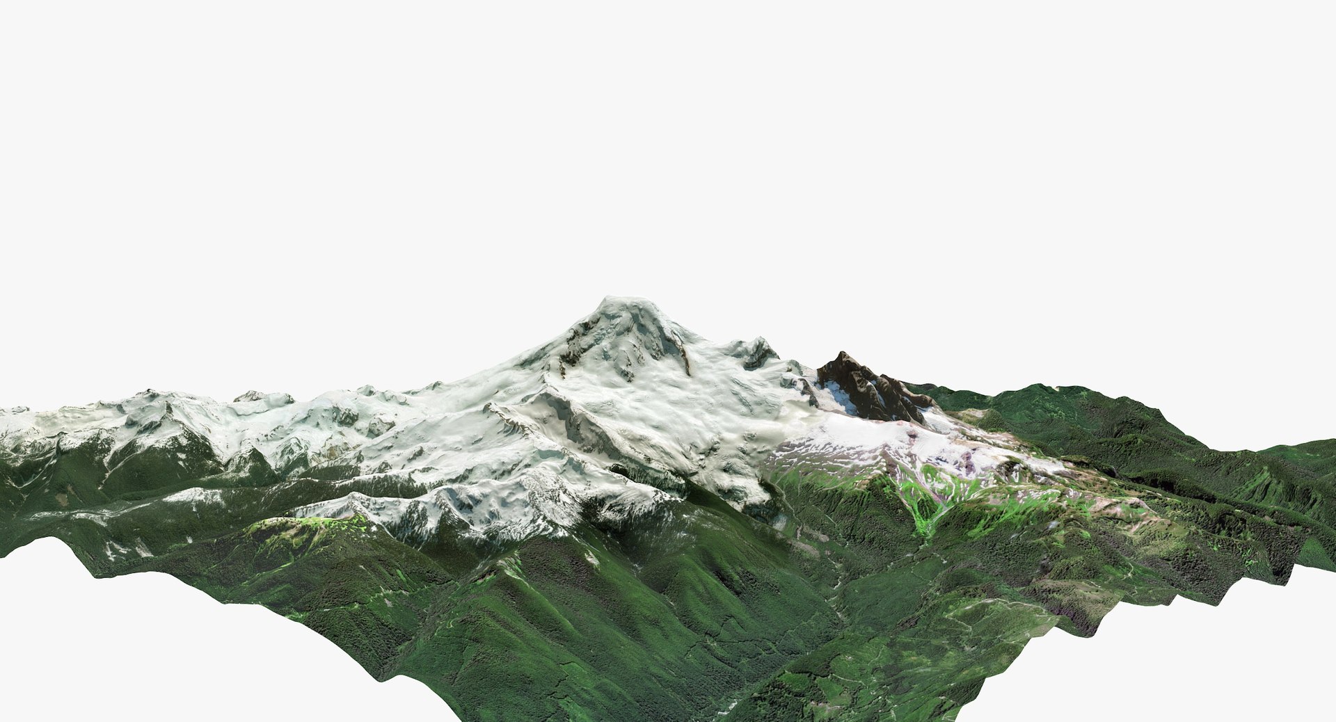 Mount Baker 3D Model - TurboSquid 1284458