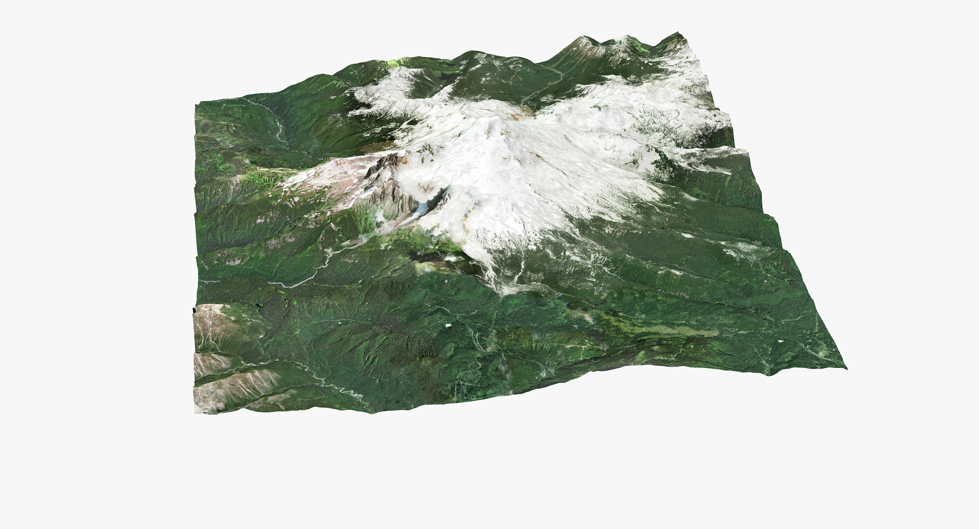 Mount baker 3D model - TurboSquid 1284458