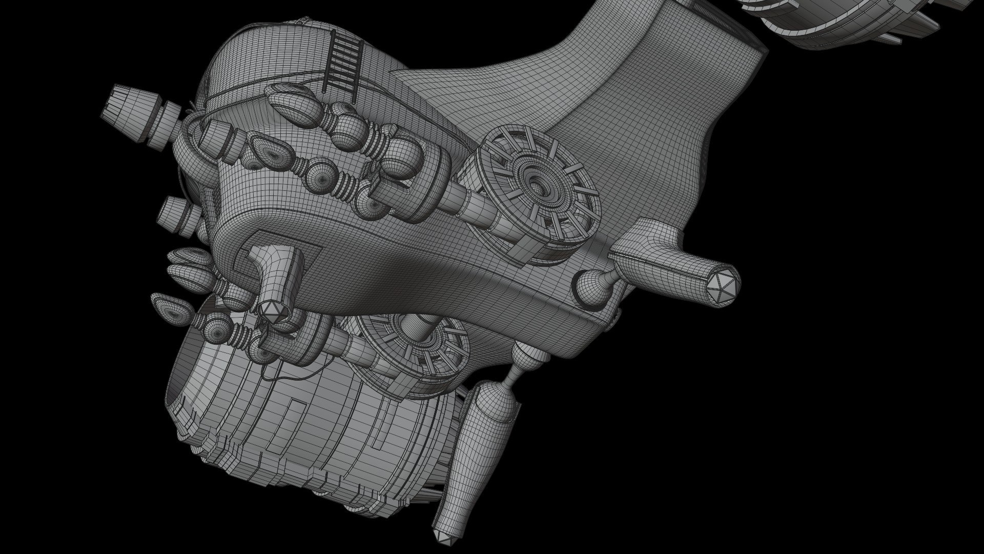 3D model space ship arms - TurboSquid 1588974