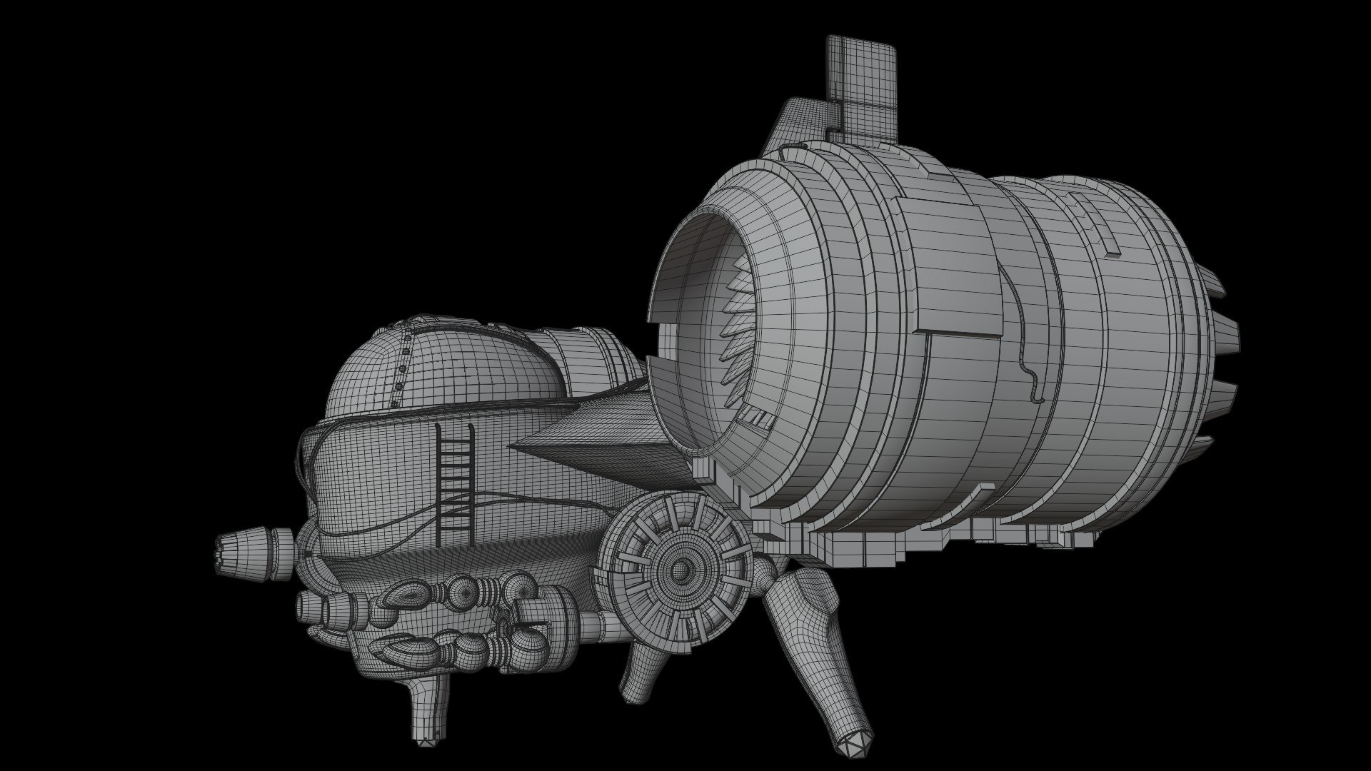 3D model space ship arms - TurboSquid 1588974