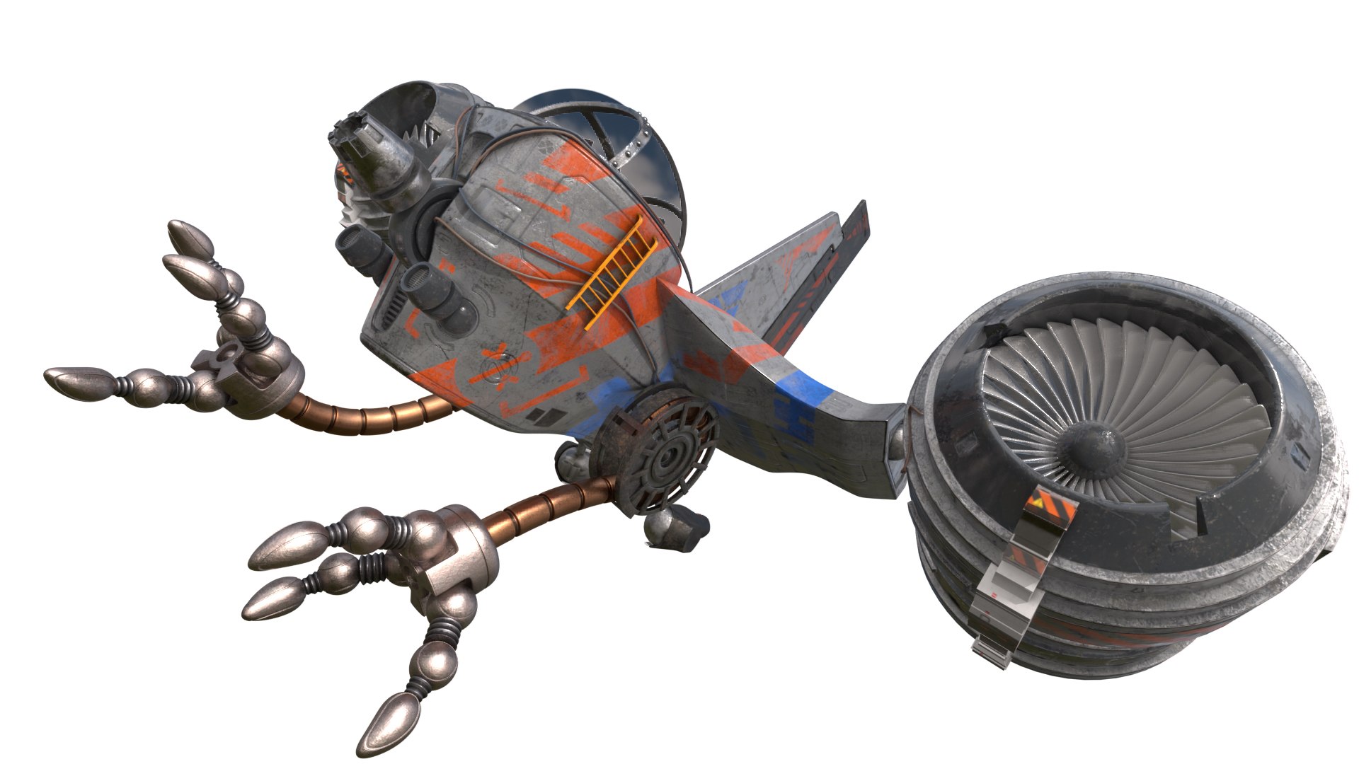 3D Model Space Ship Arms - TurboSquid 1588974