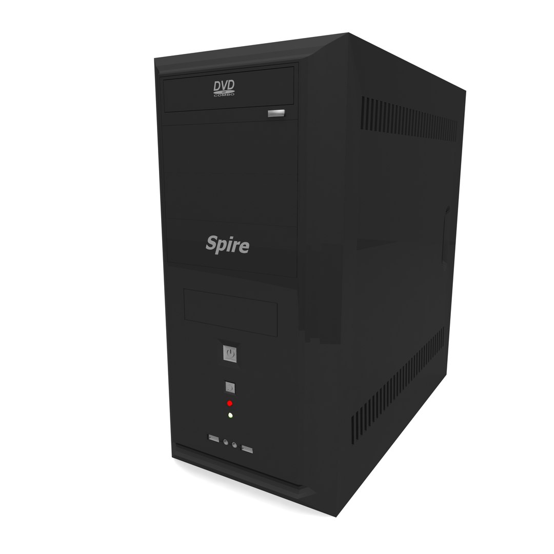 Computer Case Spire Sp-3005b 3d Ma