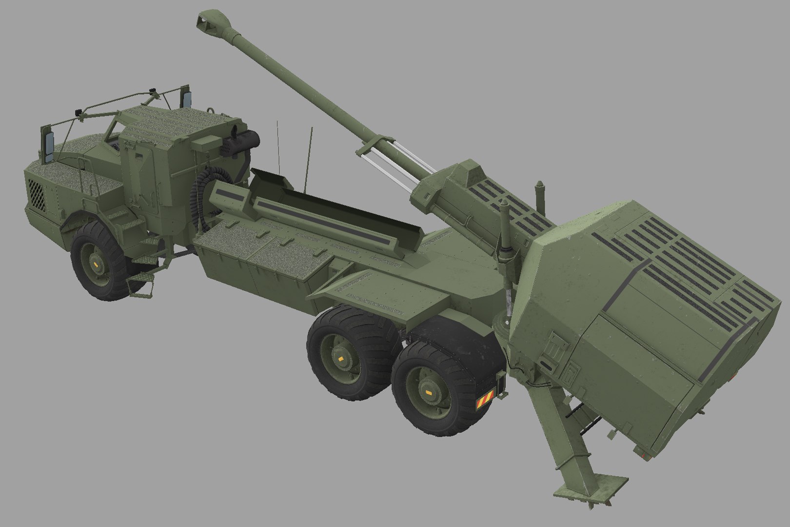 ARCHER ARTILLERY SYSTEM 3D Model - TurboSquid 2183844