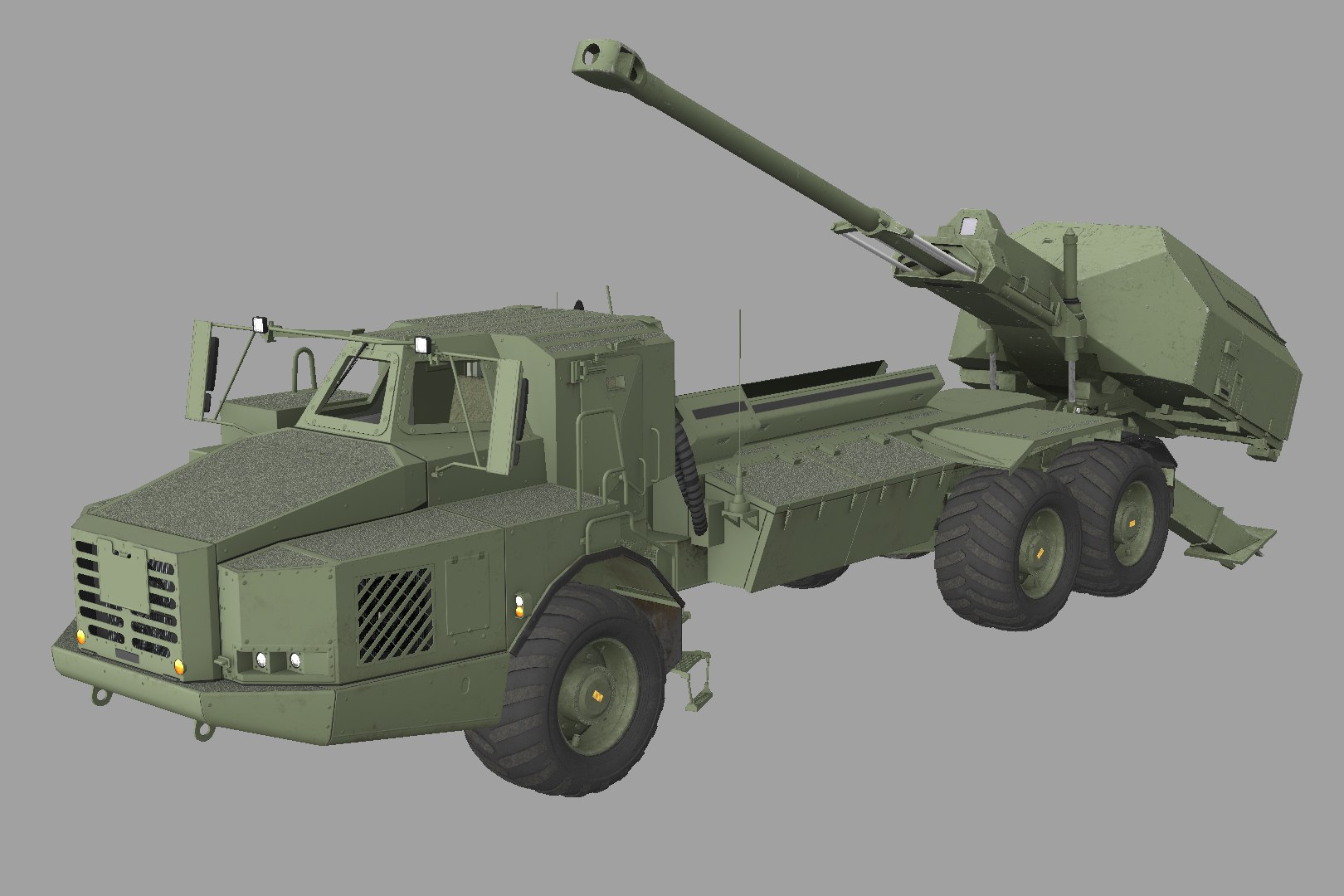 ARCHER ARTILLERY SYSTEM 3D Model - TurboSquid 2183844