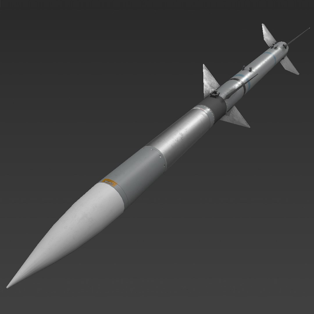Missile Amraam 3D Model - TurboSquid 1477869