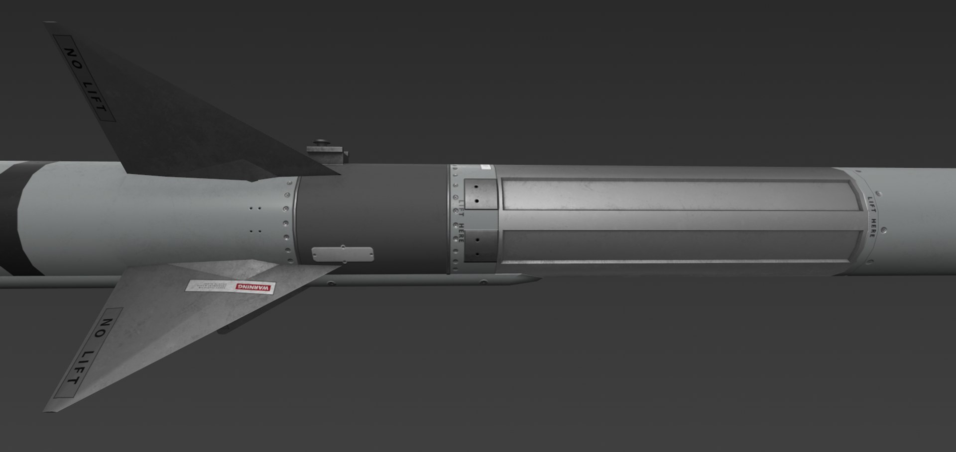 Missile Amraam 3D Model - TurboSquid 1477869