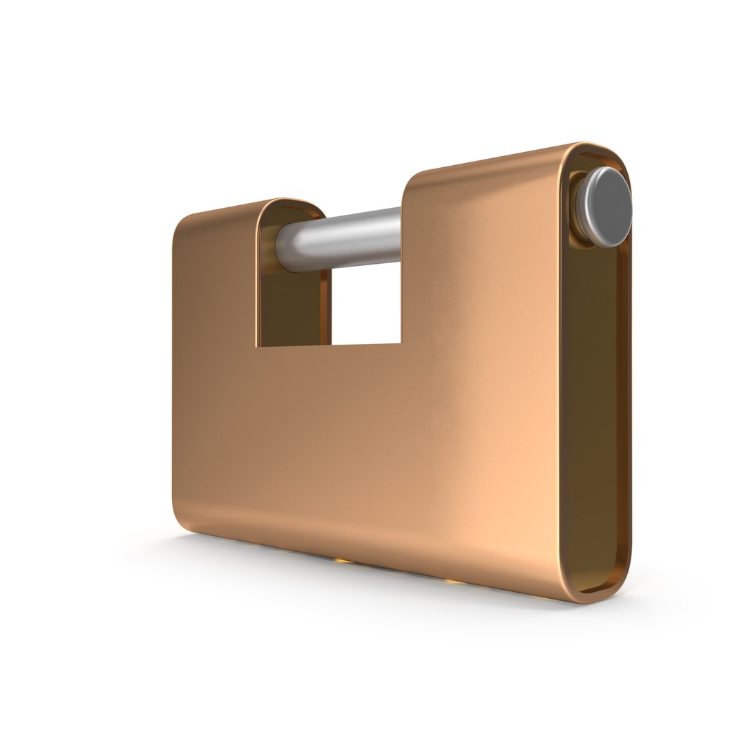 Lock Sliding Bolt 3D Model - TurboSquid 2163930