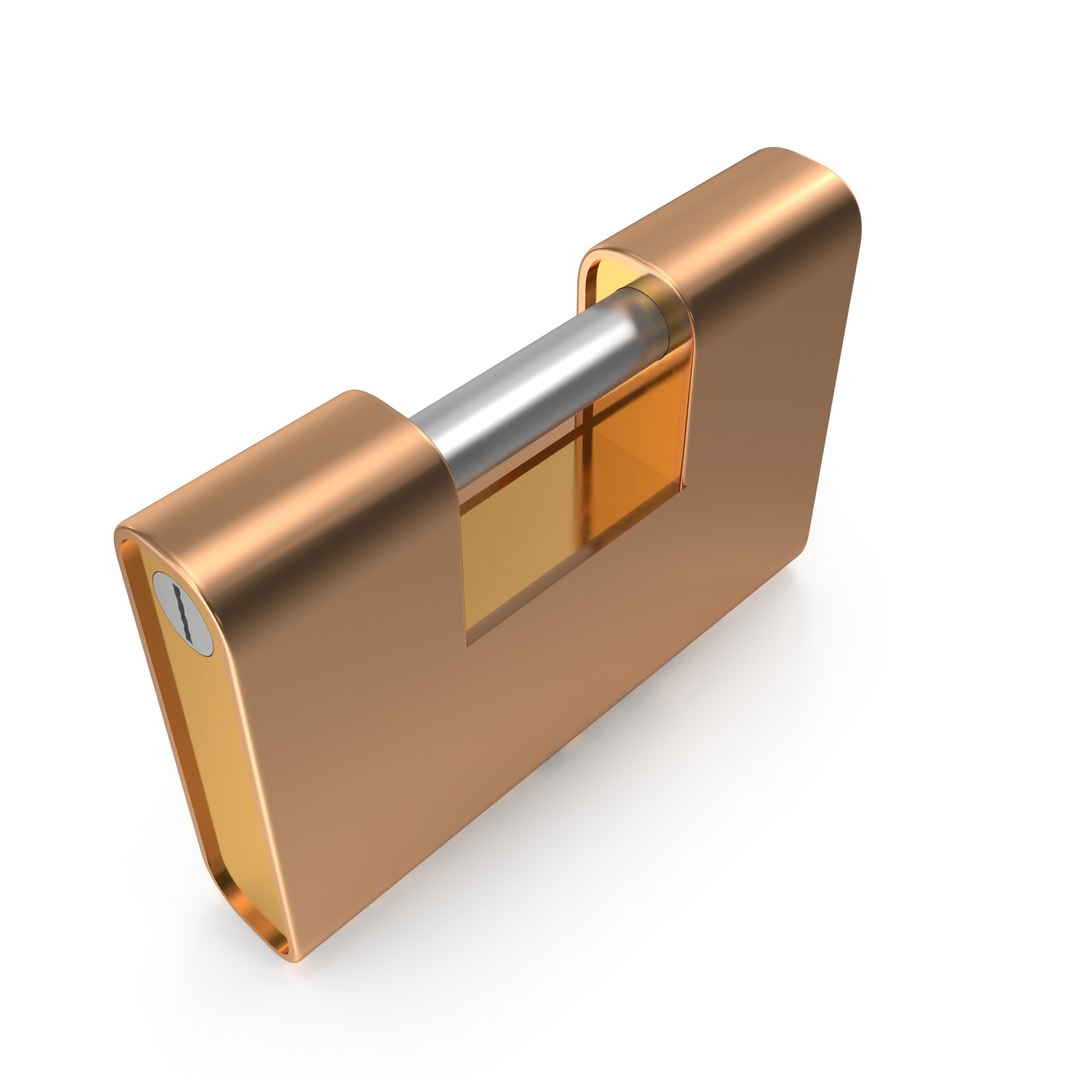 Lock Sliding Bolt 3D Model - TurboSquid 2163930