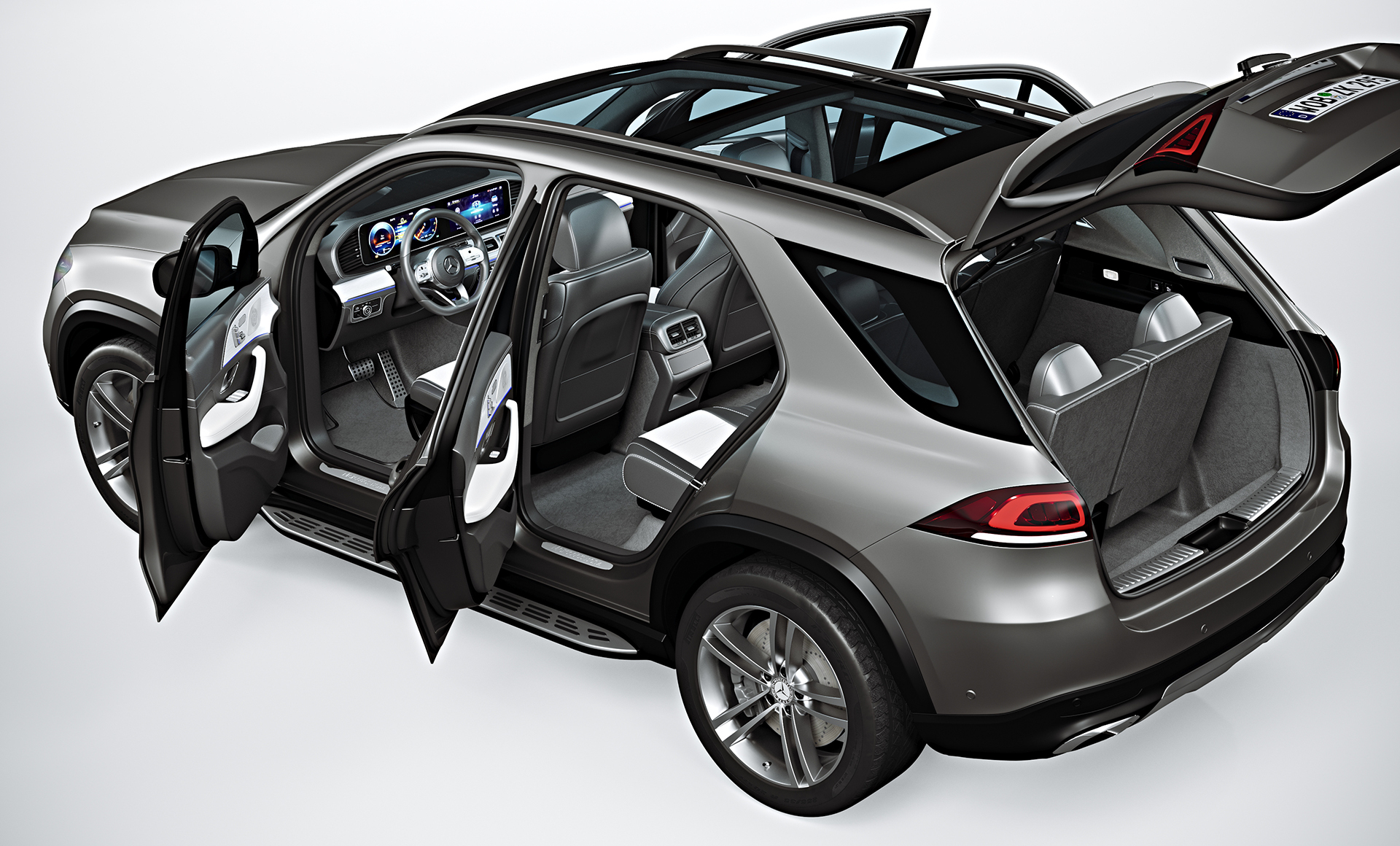 2020 mercedes benz gle 3D model - TurboSquid 1361443