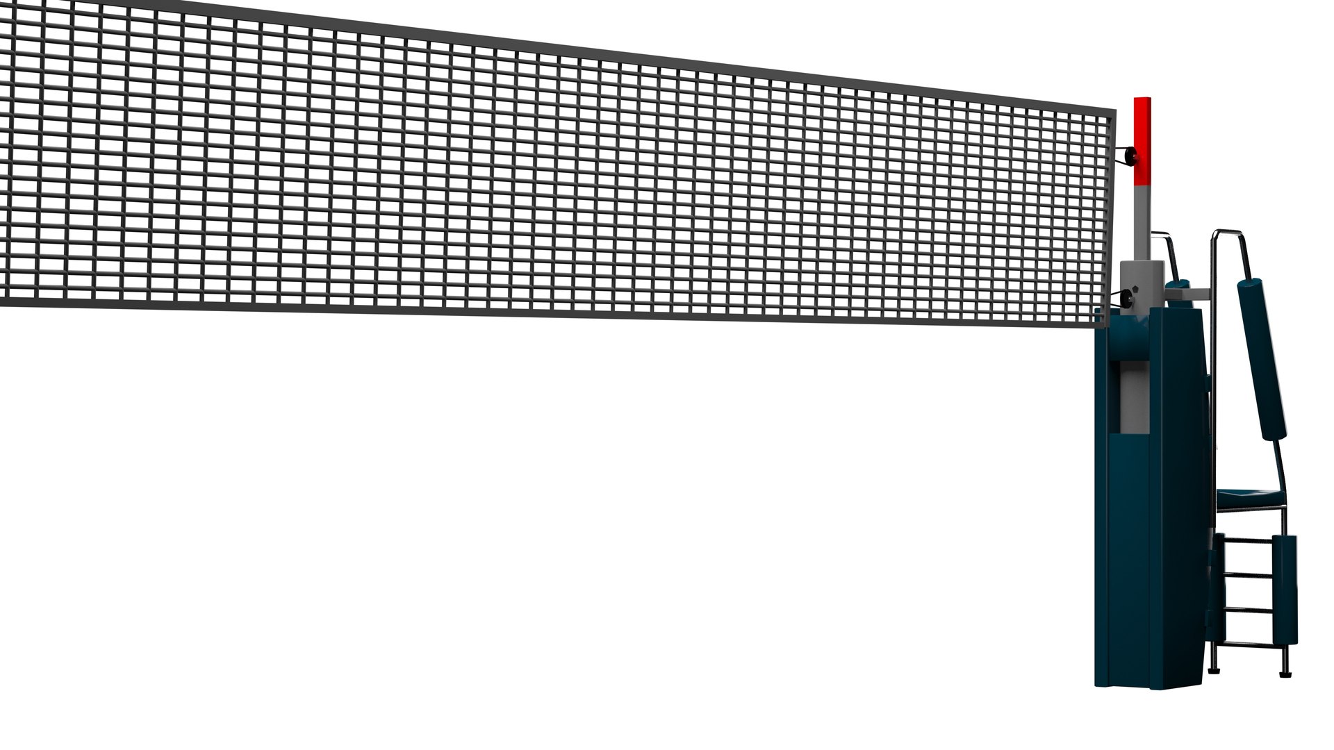 3D Model Badminton Court And Volleyball Goal - TurboSquid 2260615