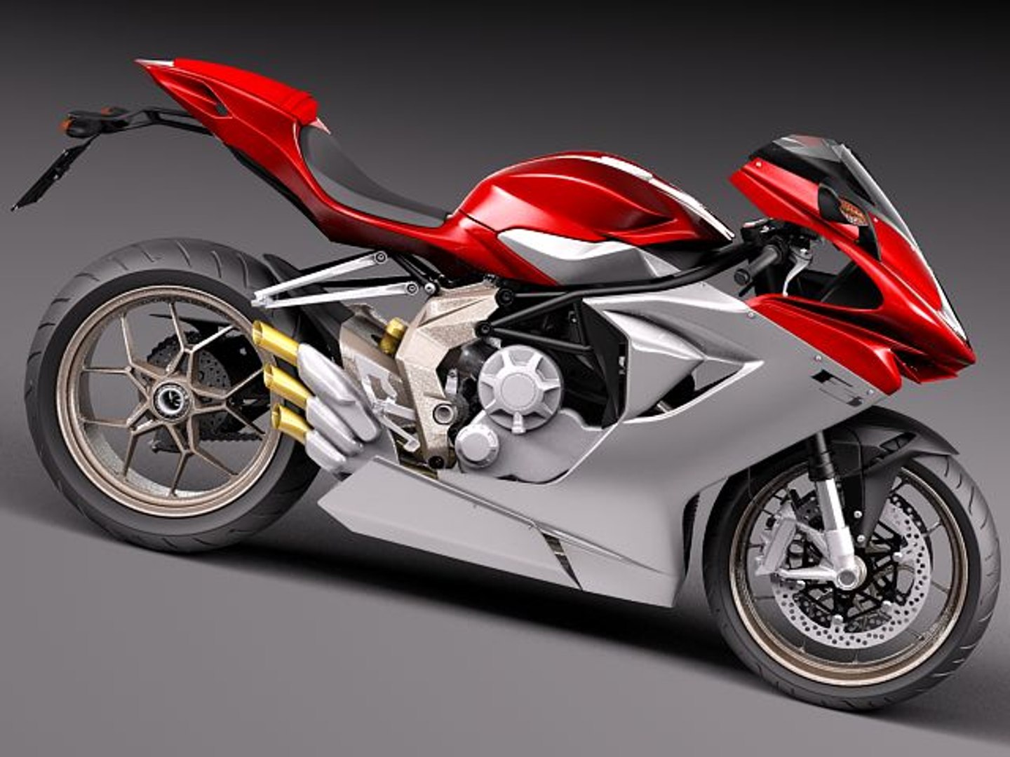 mv agusta f3 sport 3d obj