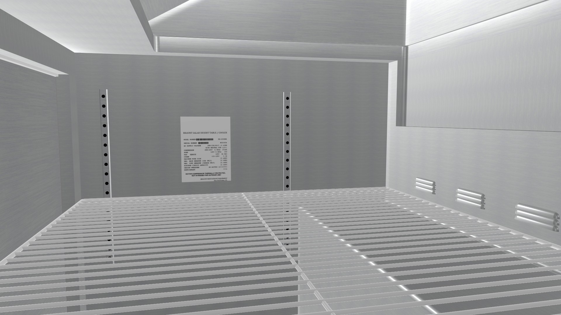 3d Restaurant Salad Desert Model