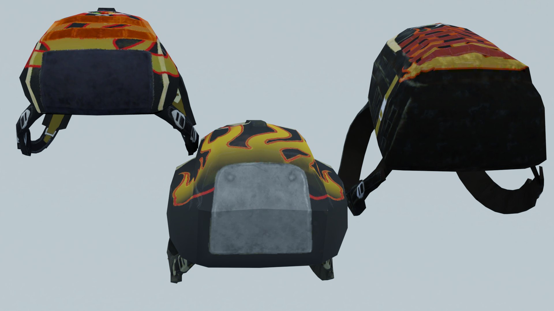 3D Bag 3x Turkey Backpack - TurboSquid 1816374