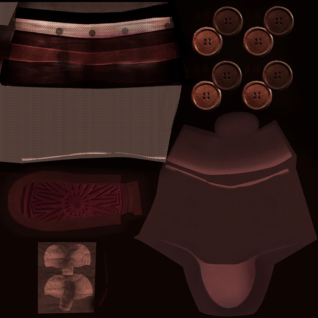 Cute Boots 3D Model - TurboSquid 2072442