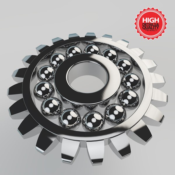 modelo 3d Gear + Ball - TurboSquid 855494