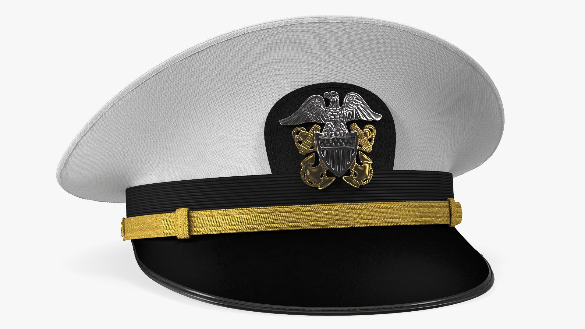 3D Naval Officer Cap - TurboSquid 2194795