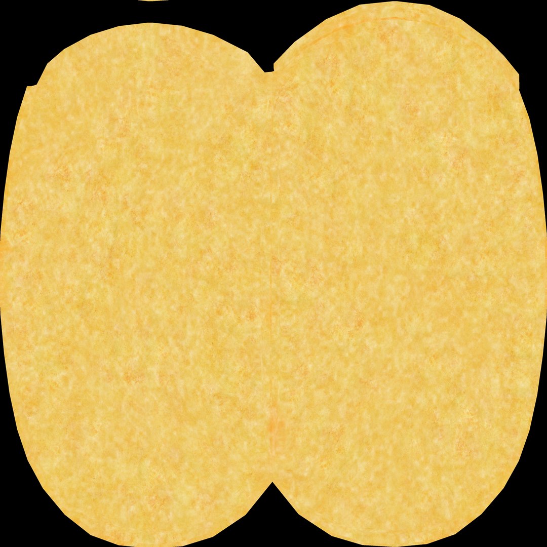 3d Potato Chip Model