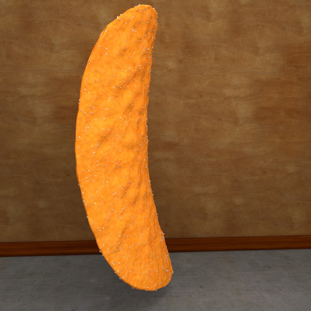 3d Potato Chip Model