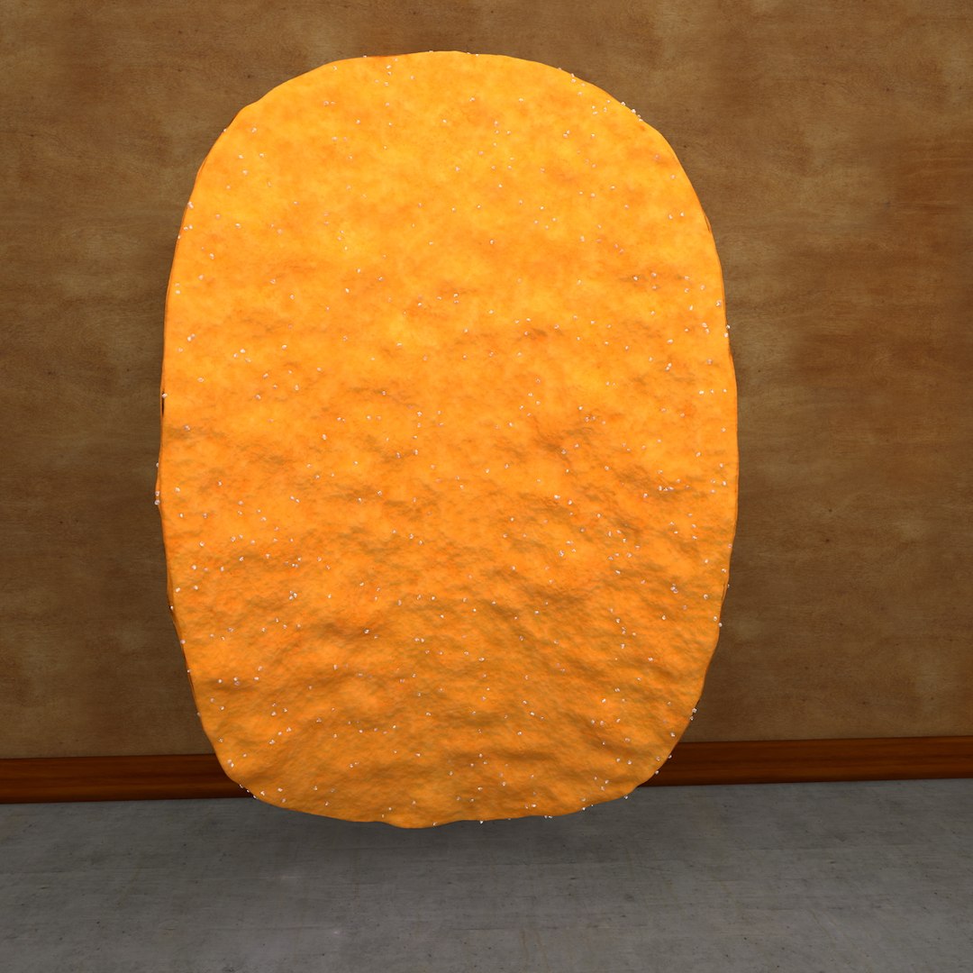 3d Potato Chip Model
