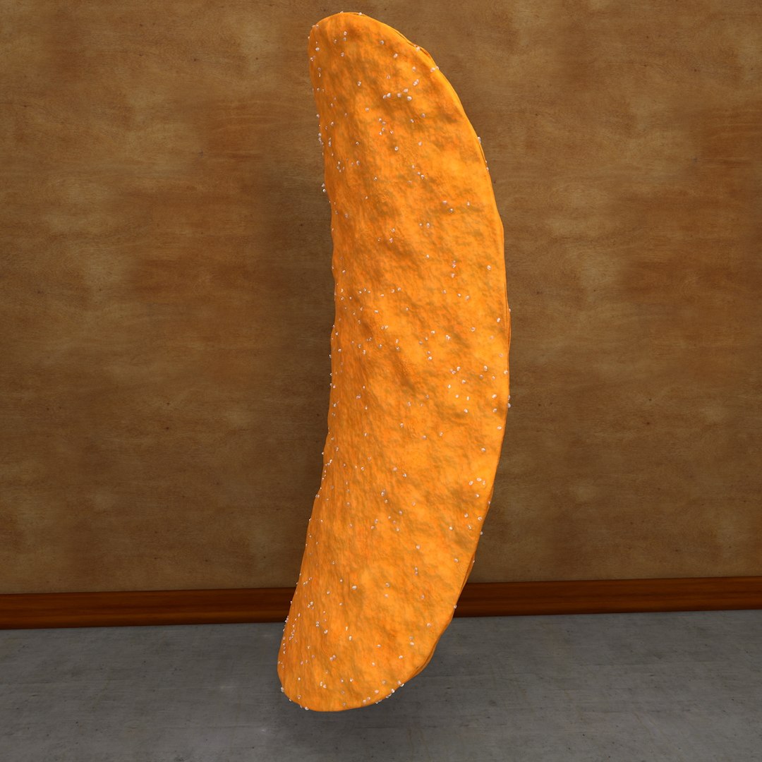 3d Potato Chip Model