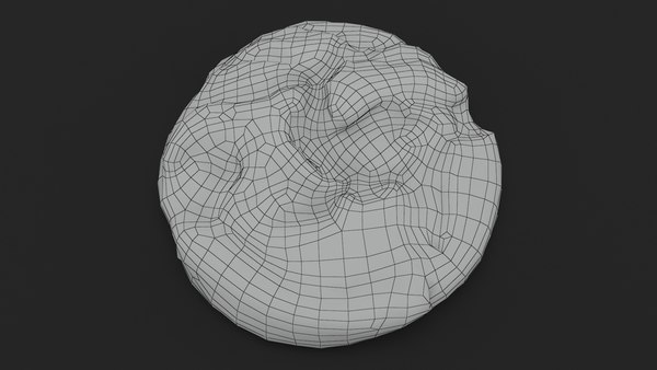 Chocolate Chip Cookie 01 model - TurboSquid 1841974