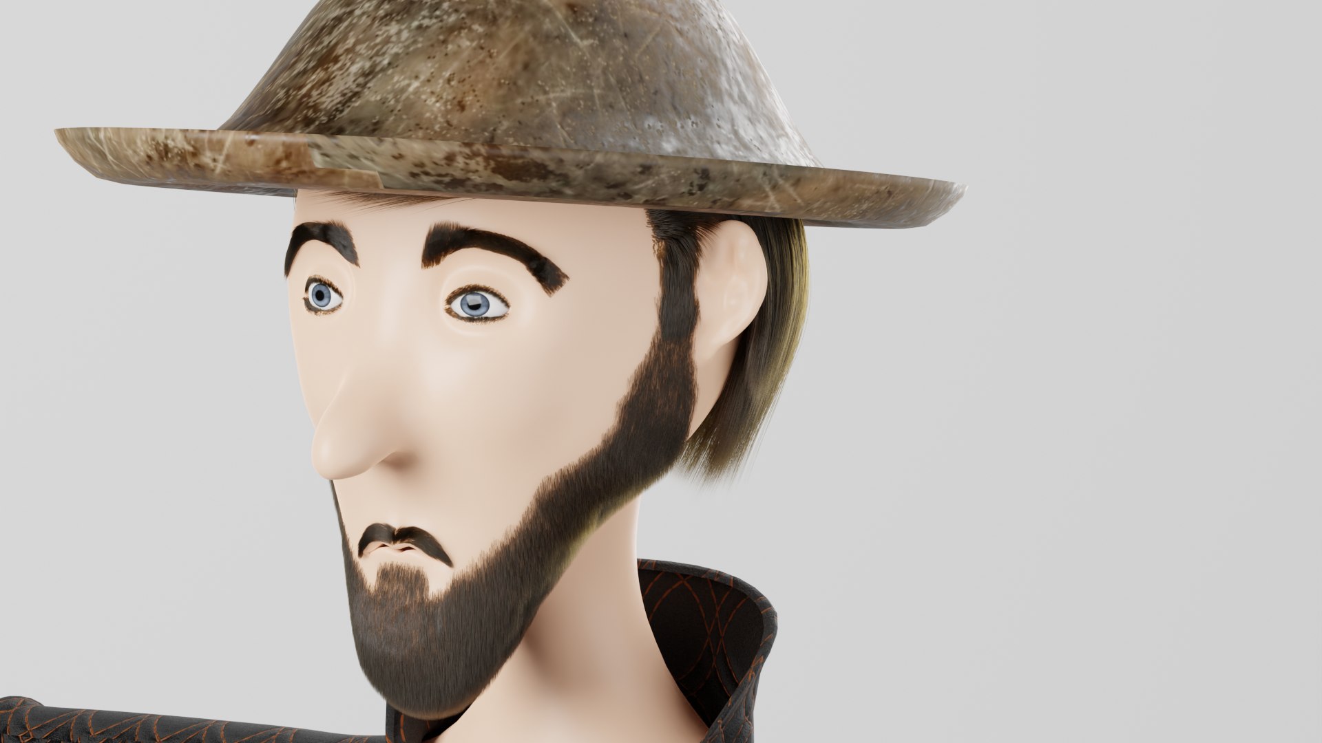 Cowboy Cartoon Character 3D Model - TurboSquid 2142327