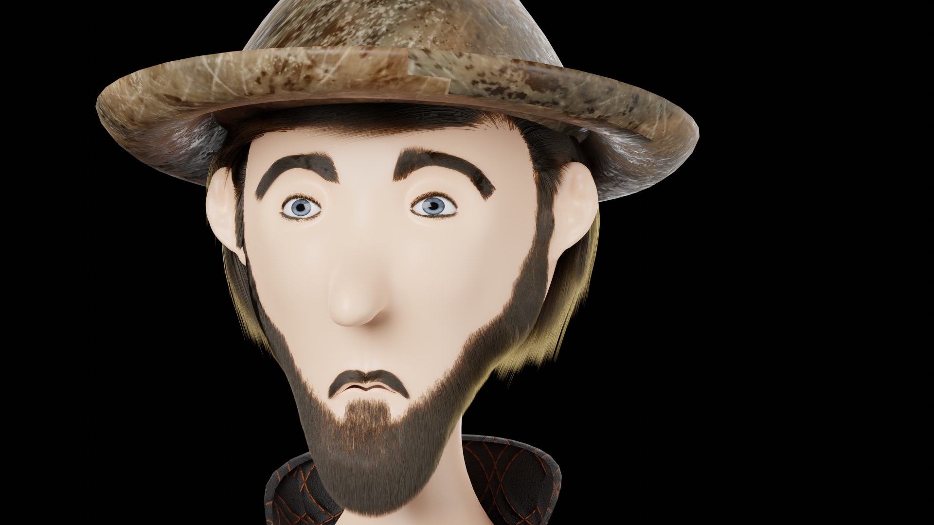 Cowboy Cartoon Character 3D Model - TurboSquid 2142327