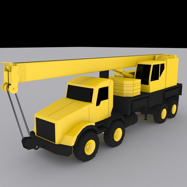 Mobile Crane STL Models for Download | TurboSquid