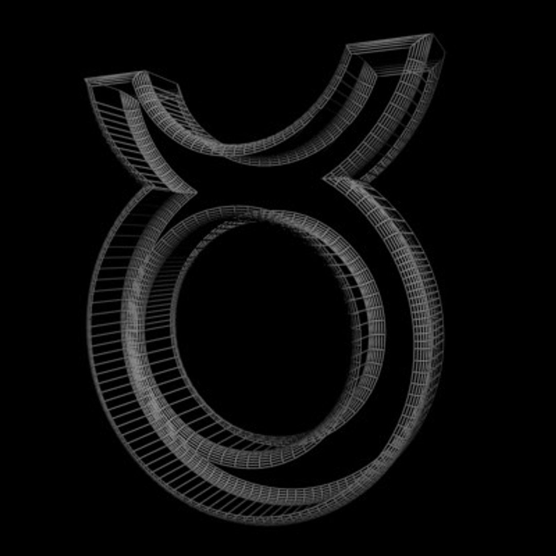 Taurus Zodiac Sign 3d Max