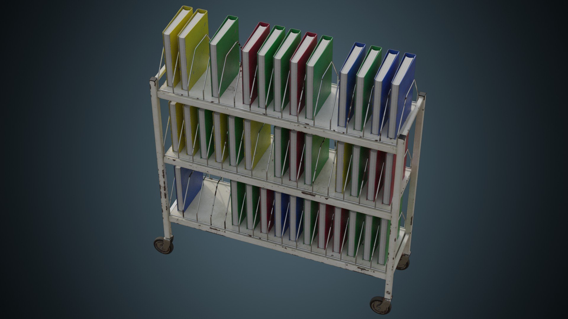 3D Chart Rack 1B Model - TurboSquid 2166796