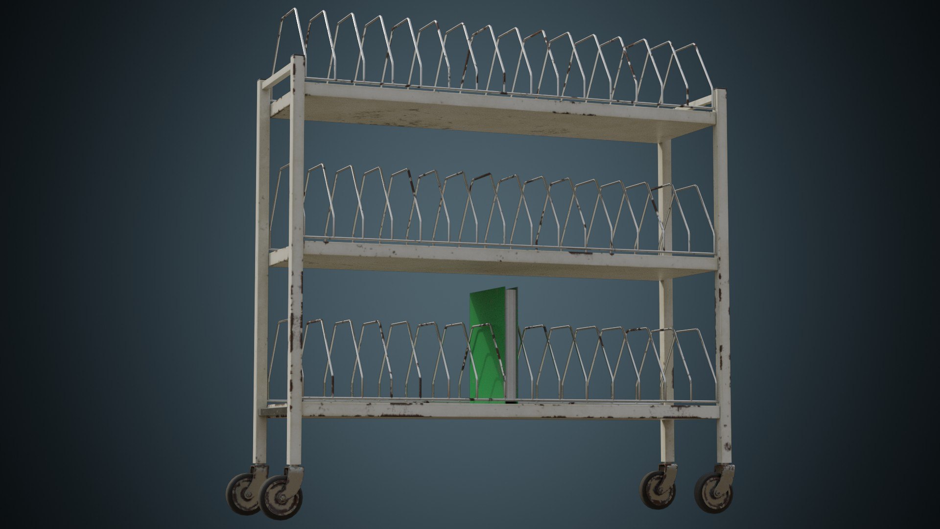 3D Chart Rack 1B Model - TurboSquid 2166796