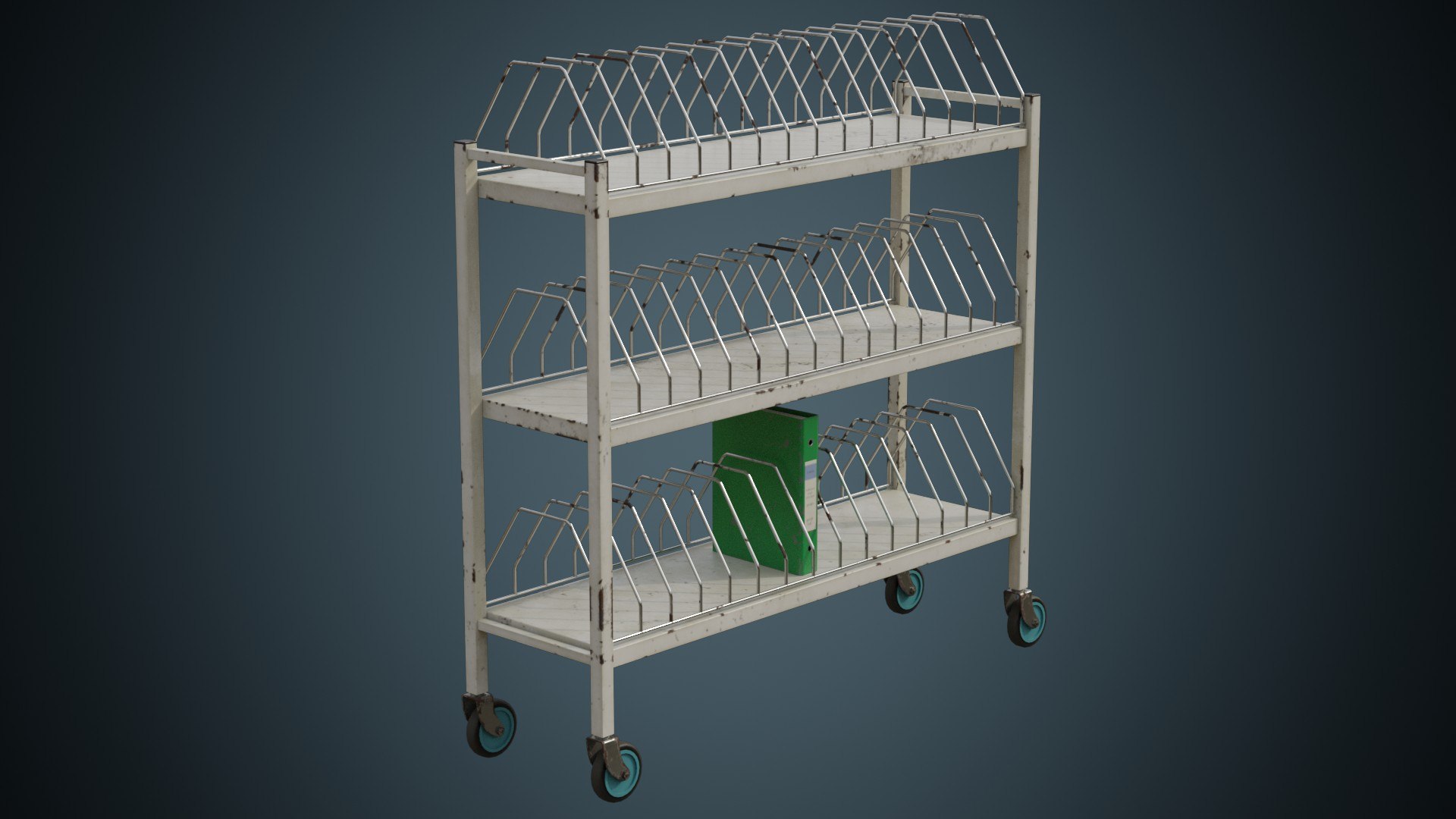3D Chart Rack 1B Model - TurboSquid 2166796