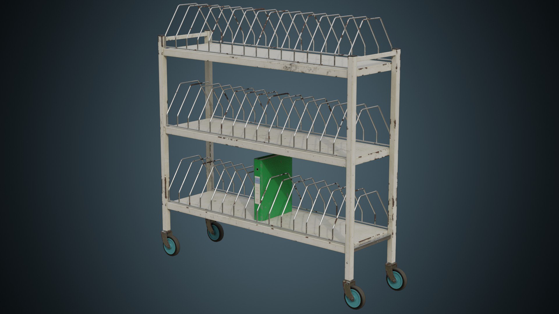 3D Chart Rack 1B Model - TurboSquid 2166796
