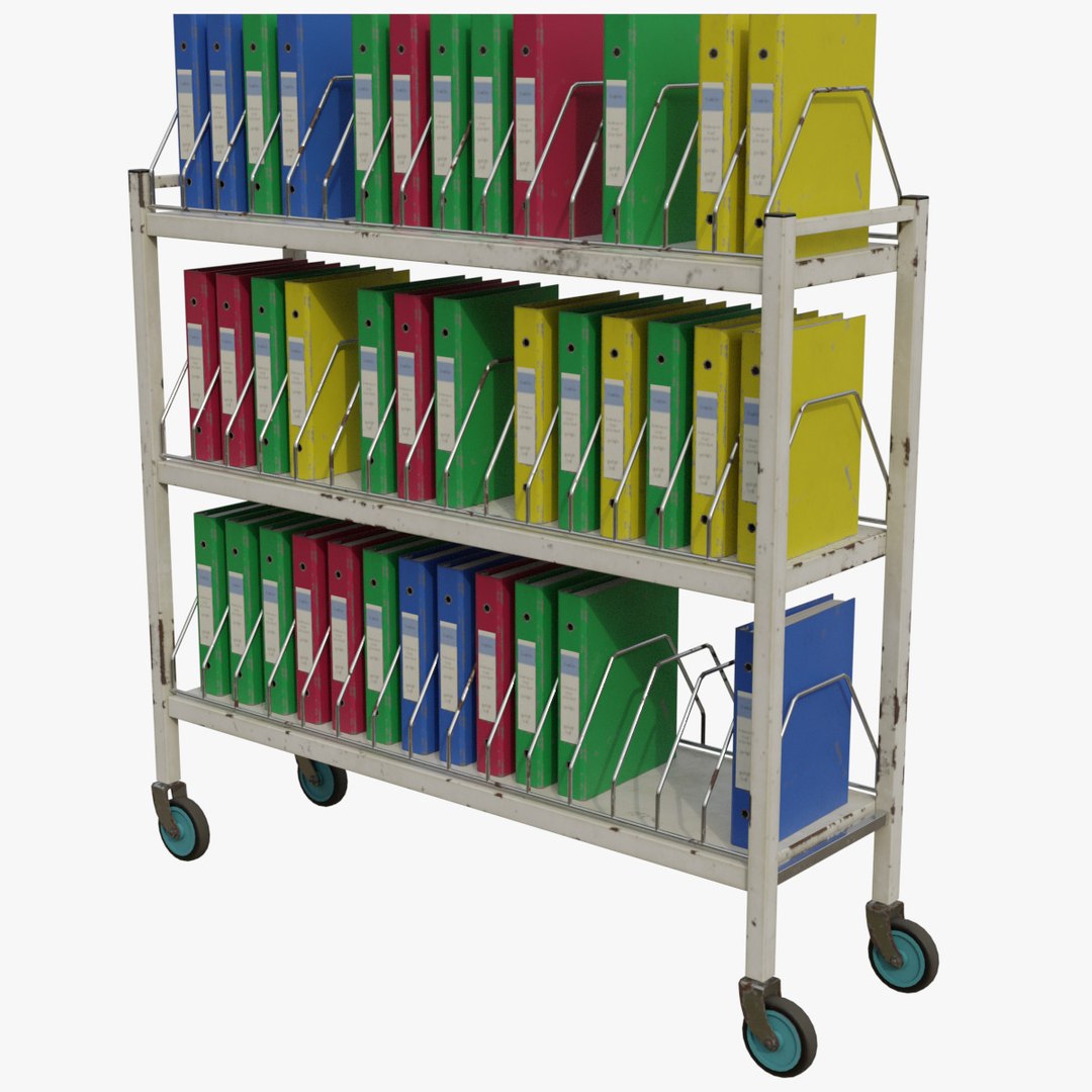 3D Chart Rack 1B Model - TurboSquid 2166796