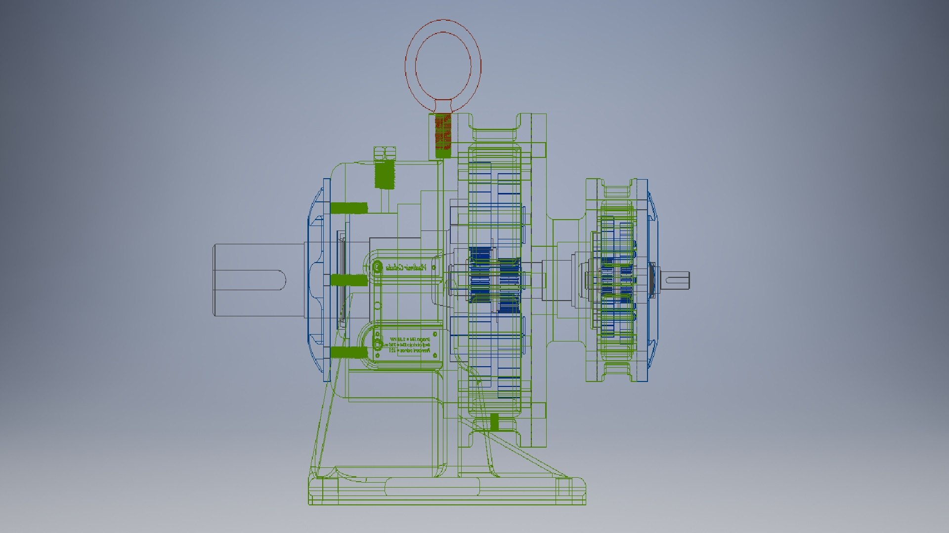 3D cyclo speed reducer 3d model model - TurboSquid 2171043