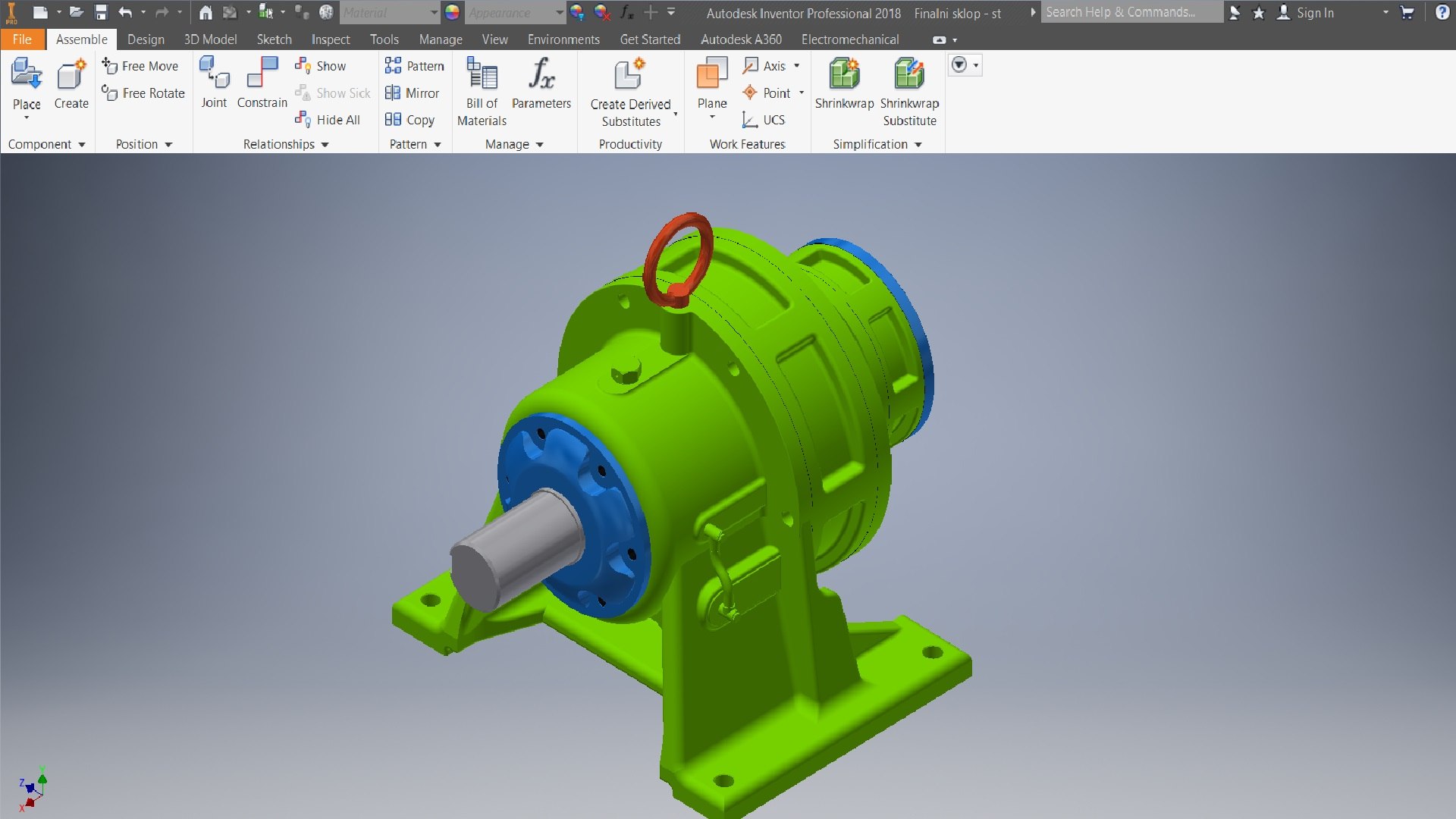 3D cyclo speed reducer 3d model model - TurboSquid 2171043