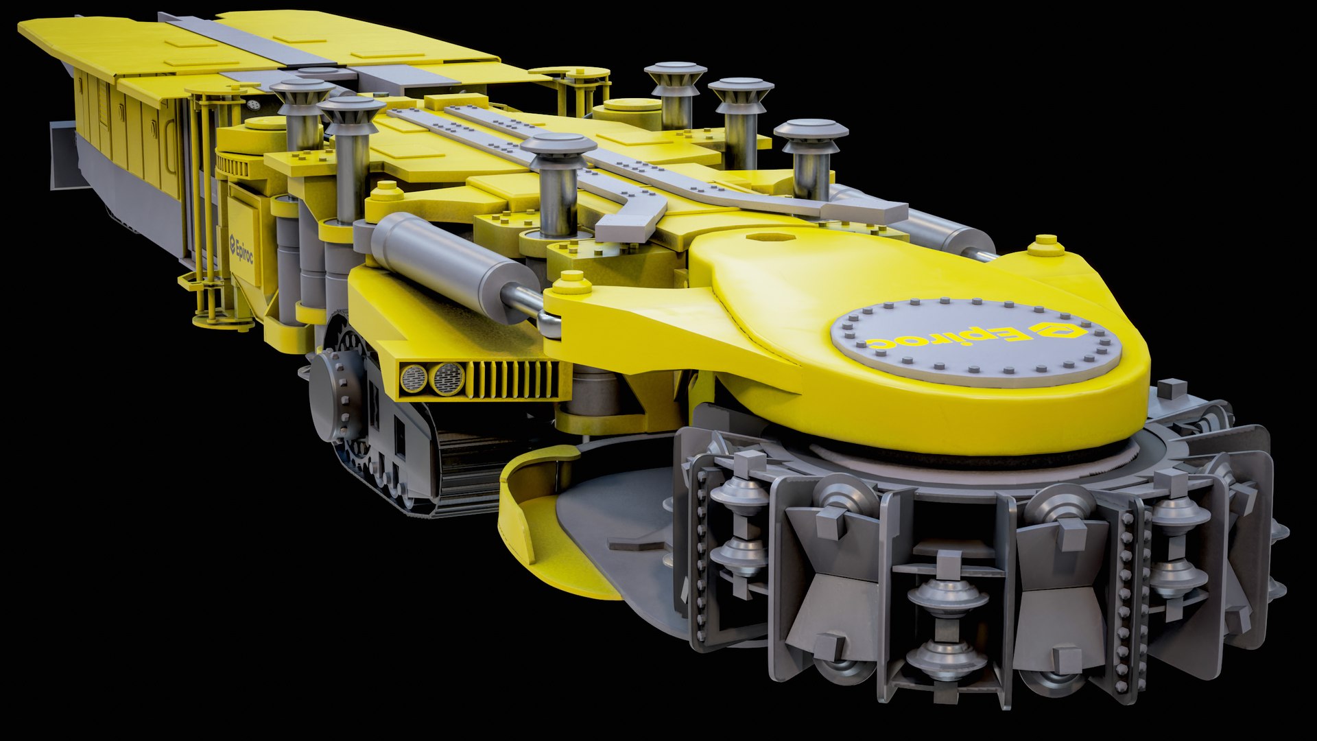 3D Mobile Miner Epiroc 22H Clear PBR - TurboSquid 2069836 3D Mobile Miner Epiroc 22H Clear PBR - TurboSquid 2069836
