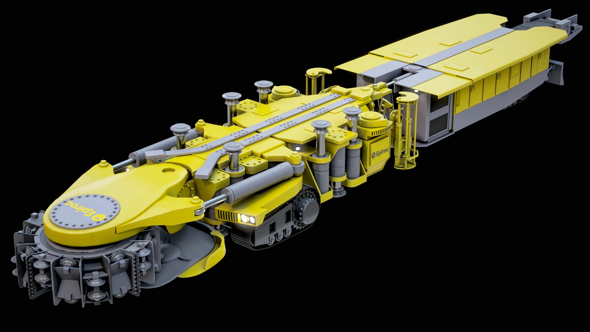 3D Mobile Miner Epiroc 22H Clear PBR - TurboSquid 2069836 3D Mobile Miner Epiroc 22H Clear PBR - TurboSquid 2069836