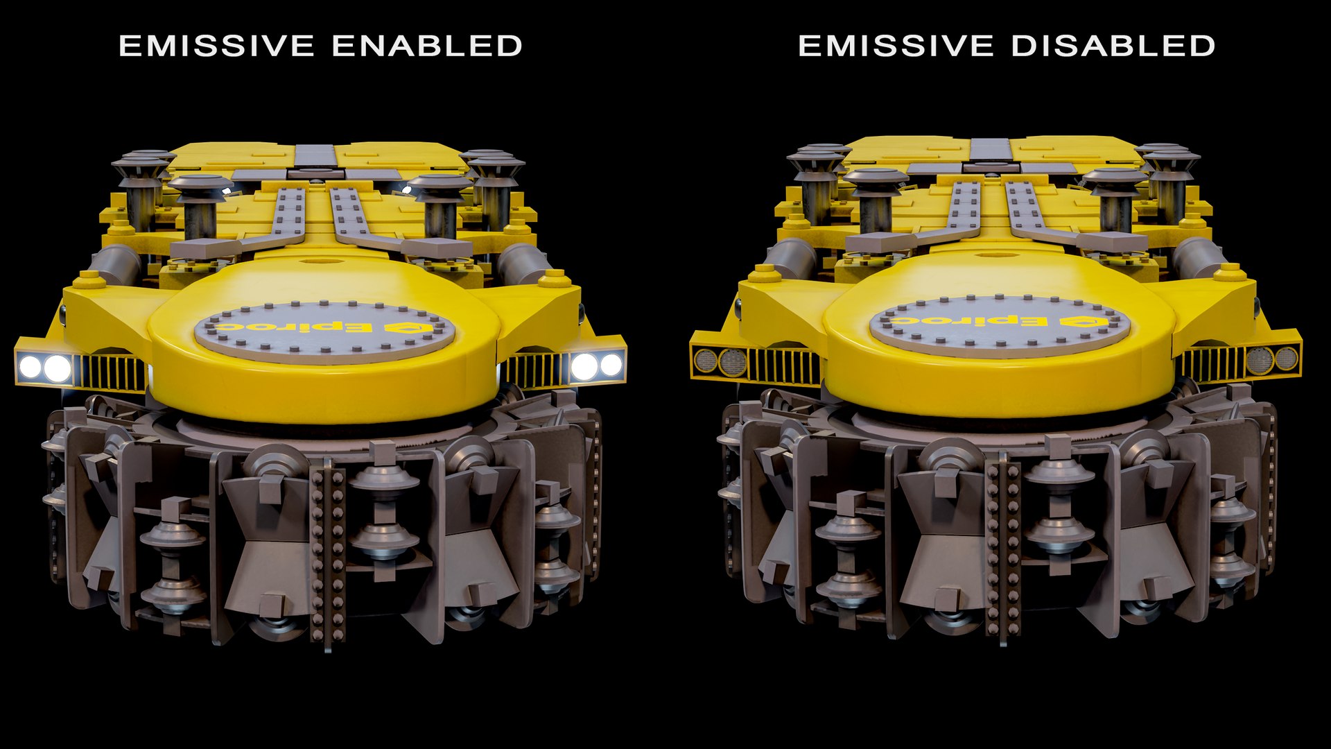 3D Mobile Miner Epiroc 22H Clear PBR - TurboSquid 2069836