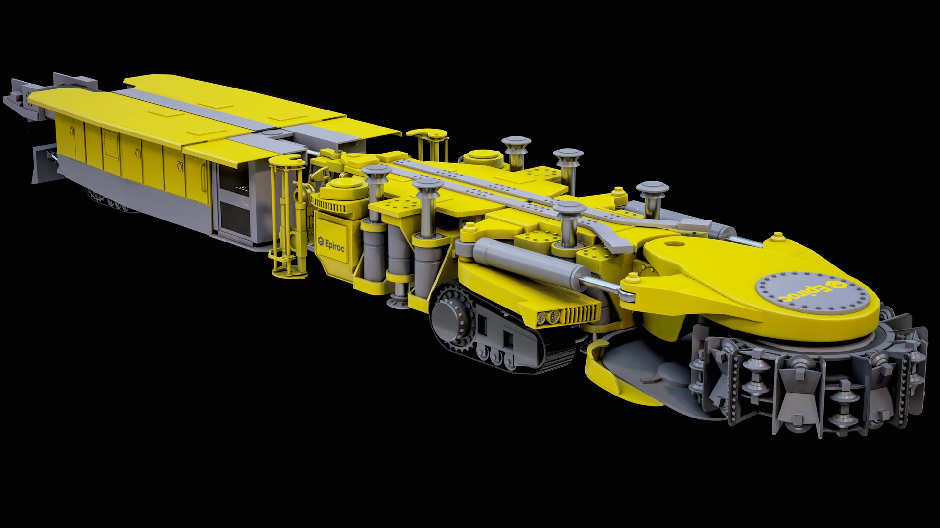 3D Mobile Miner Epiroc 22H Clear PBR - TurboSquid 2069836 3D Mobile Miner Epiroc 22H Clear PBR - TurboSquid 2069836