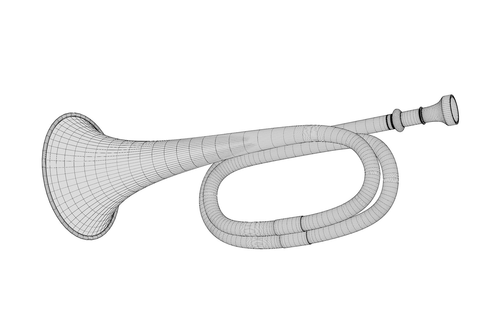 3D Model Trumpet Brass 01 - TurboSquid 2442267