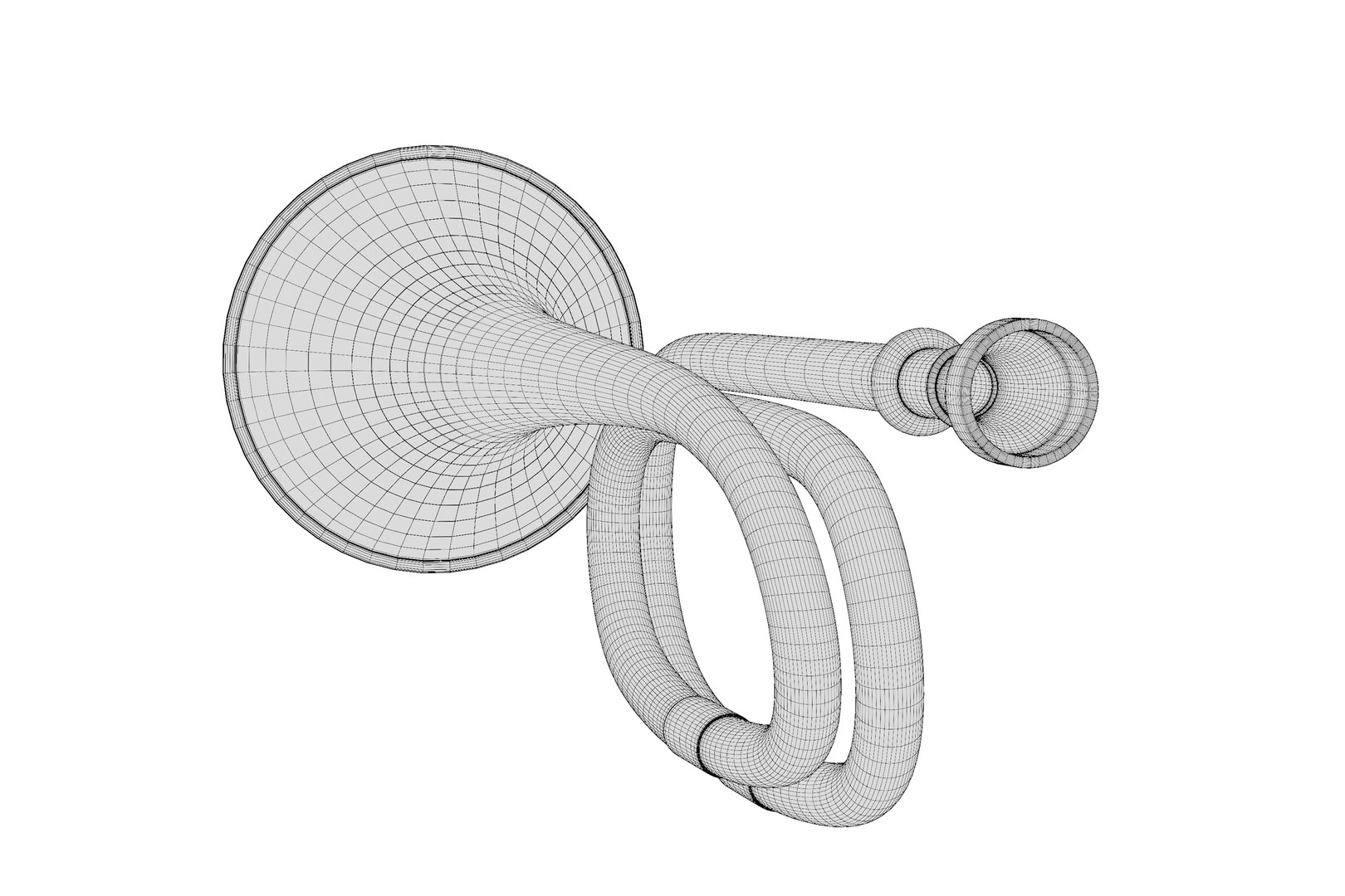3D Model Trumpet Brass 01 - TurboSquid 2442267
