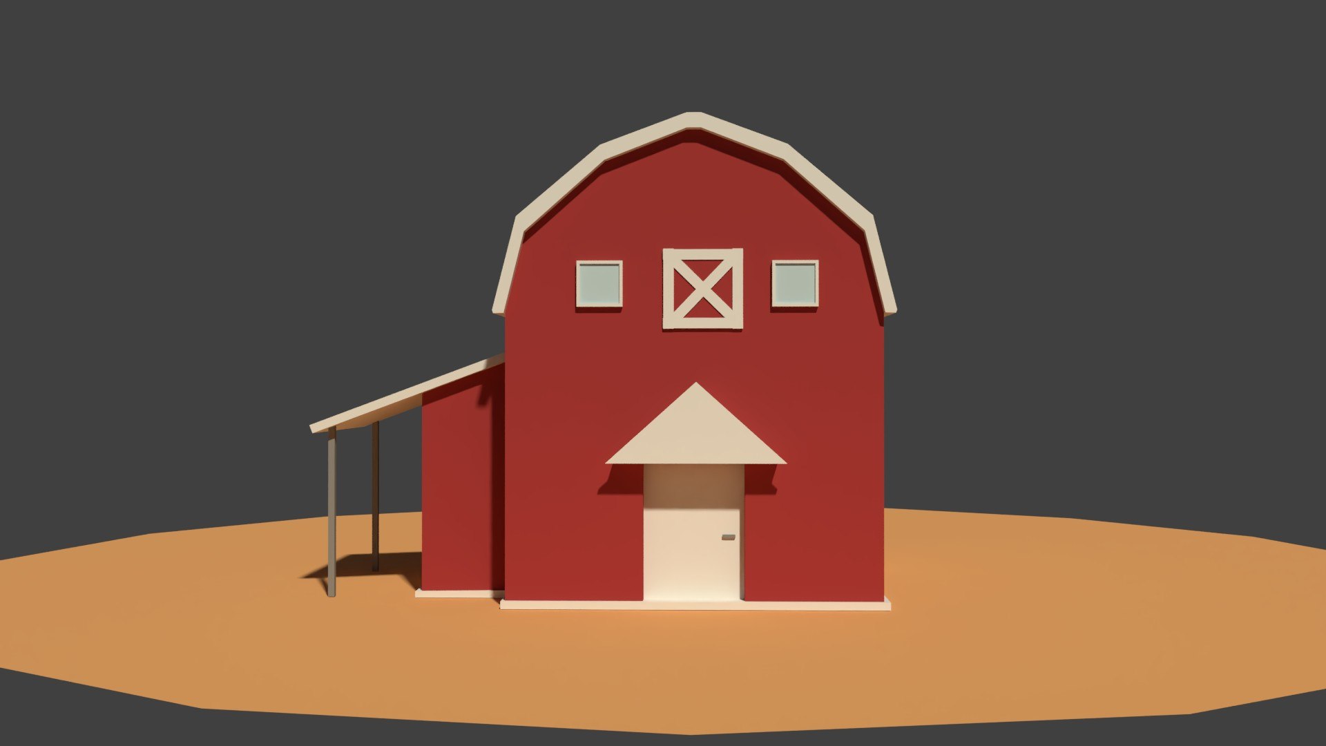 3D Cartoony Granary Model - TurboSquid 1219223